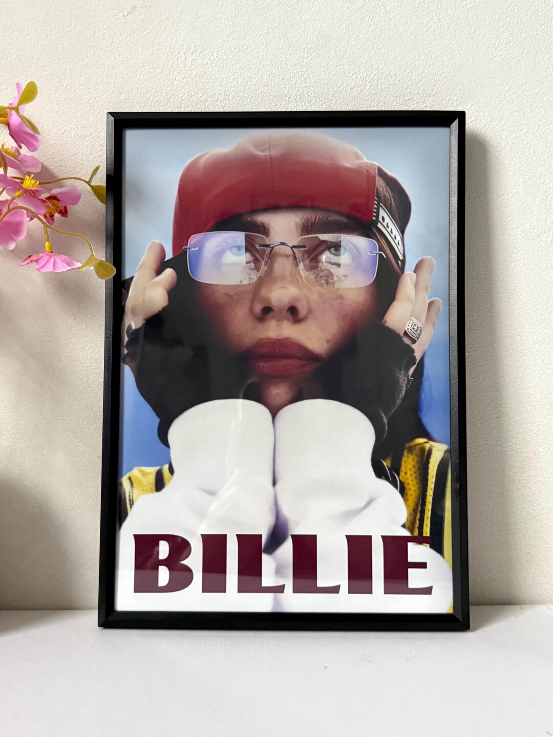 Billie Eilish Poster Portrait Framed Home Decor Room Decor Vintage Retro Print High Quality ...