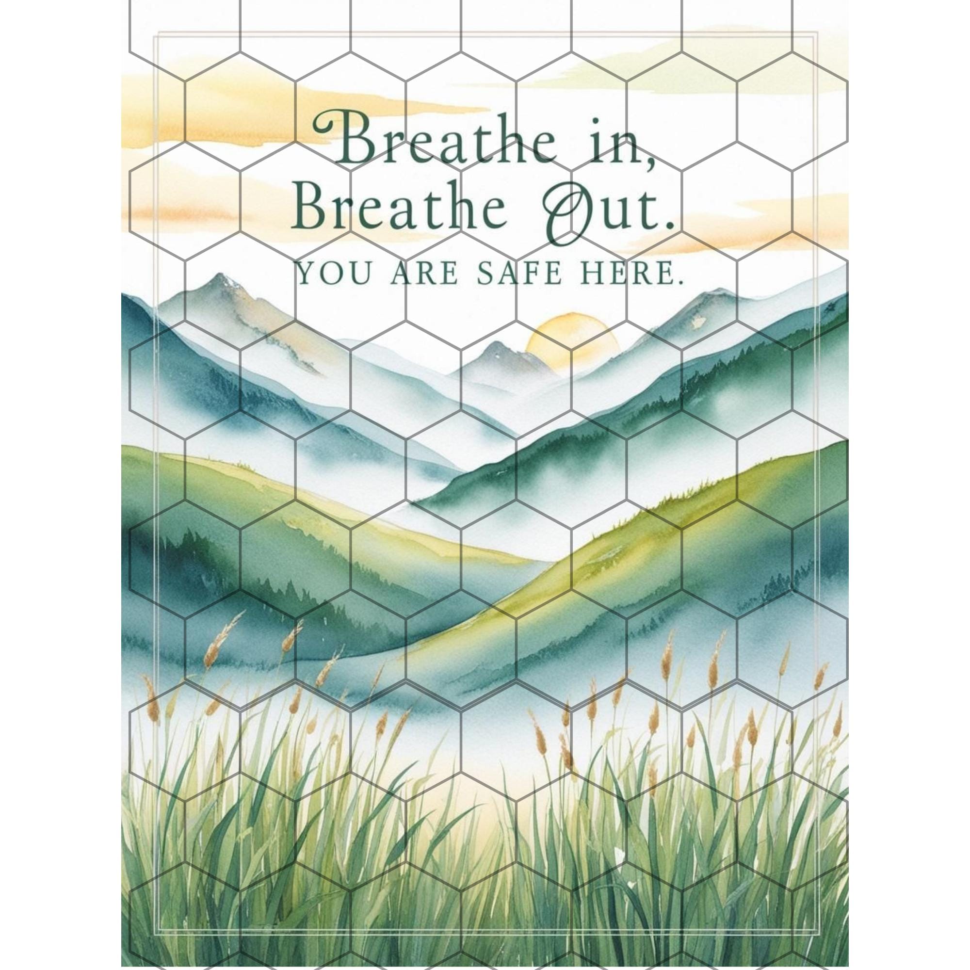 Calming Therapy Office Decor Set of 3 Wall Art | Mindfulness Print ...