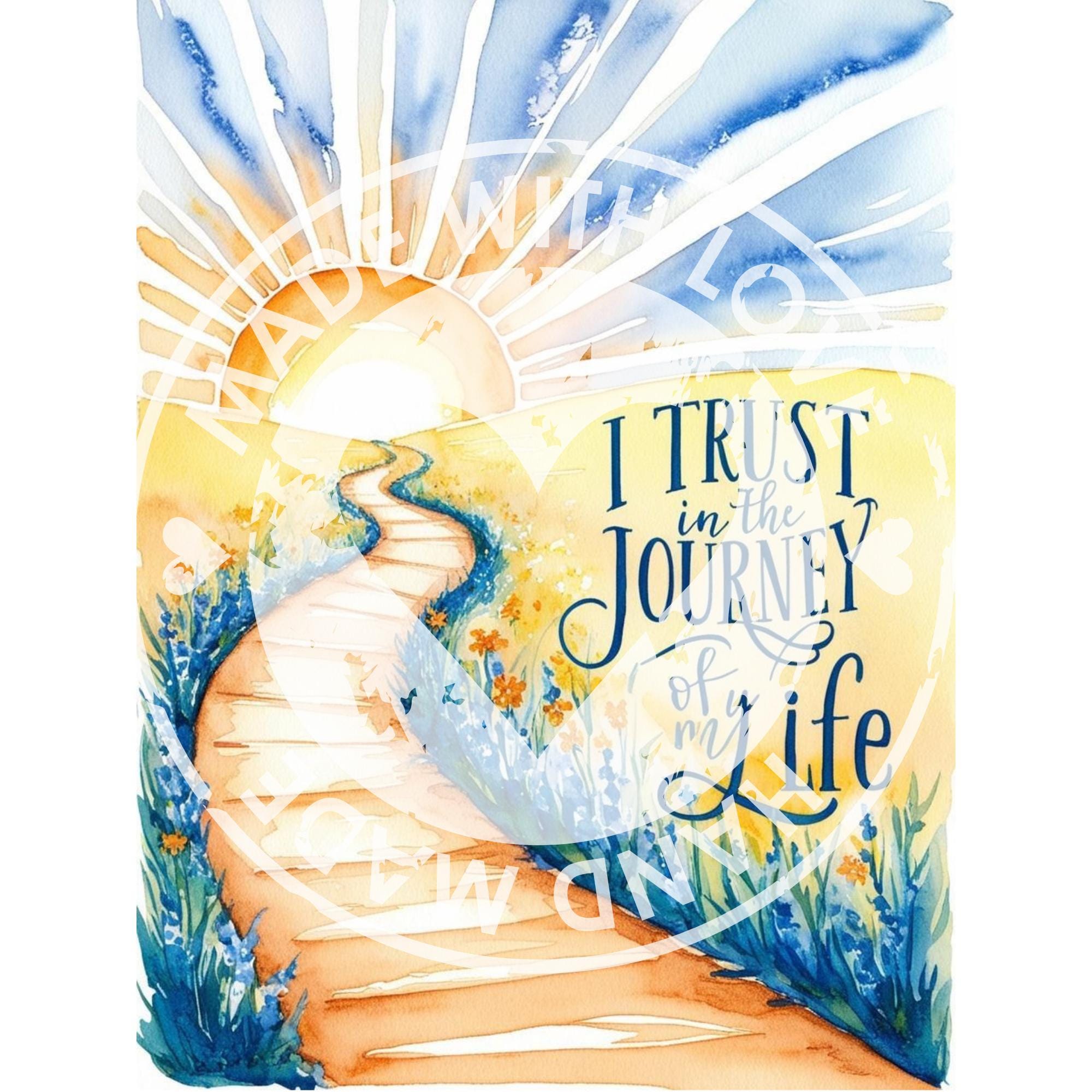 Printable Mindfulness Affirmations Wall Art | Positive Thinking ...