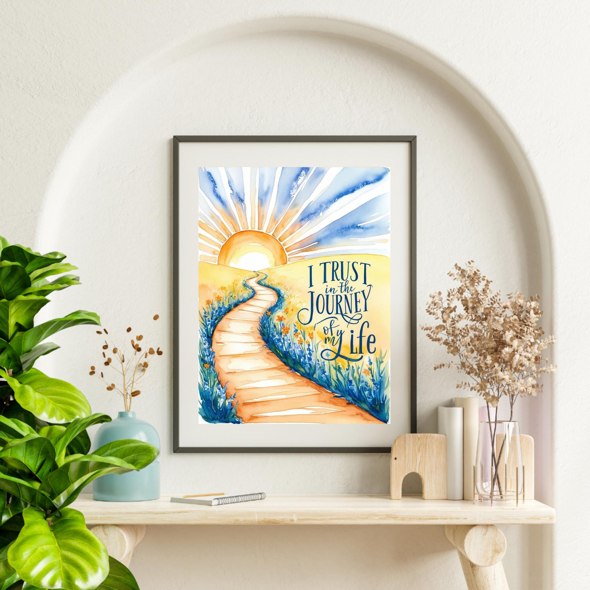 Printable Mindfulness Affirmations Wall Art | Positive Thinking ...