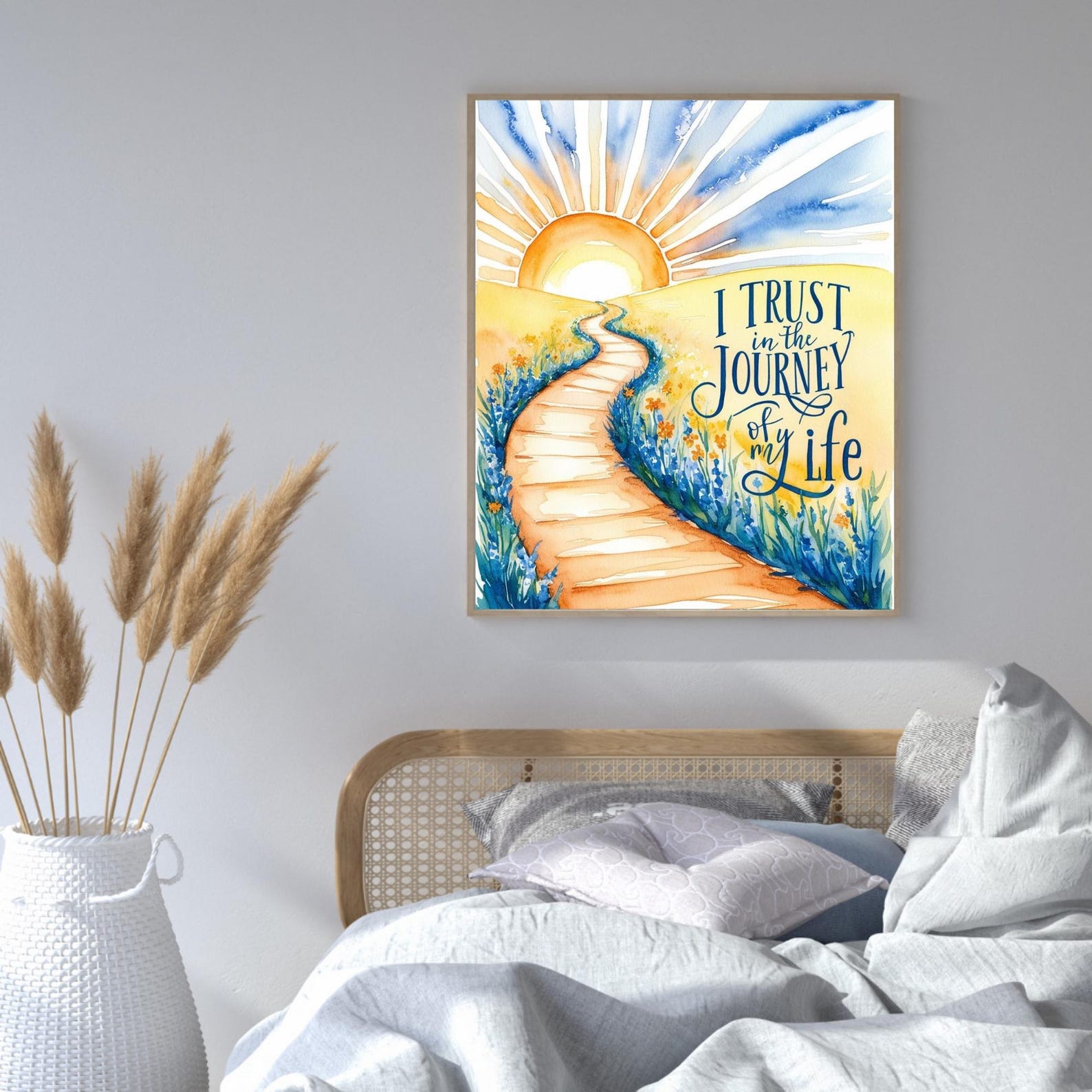 Printable Mindfulness Affirmations Wall Art | Positive Thinking ...
