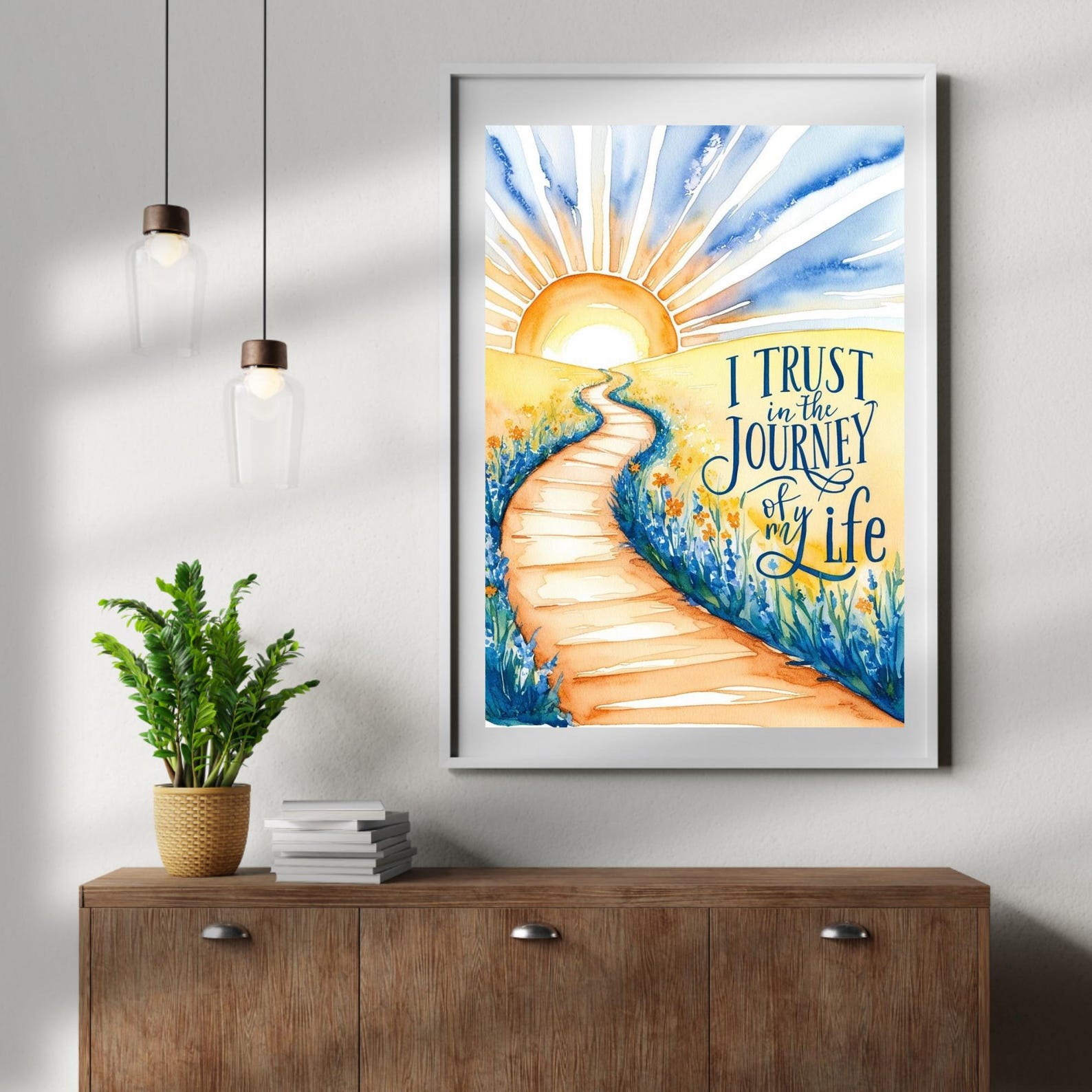 Printable Mindfulness Affirmations Wall Art | Positive Thinking ...