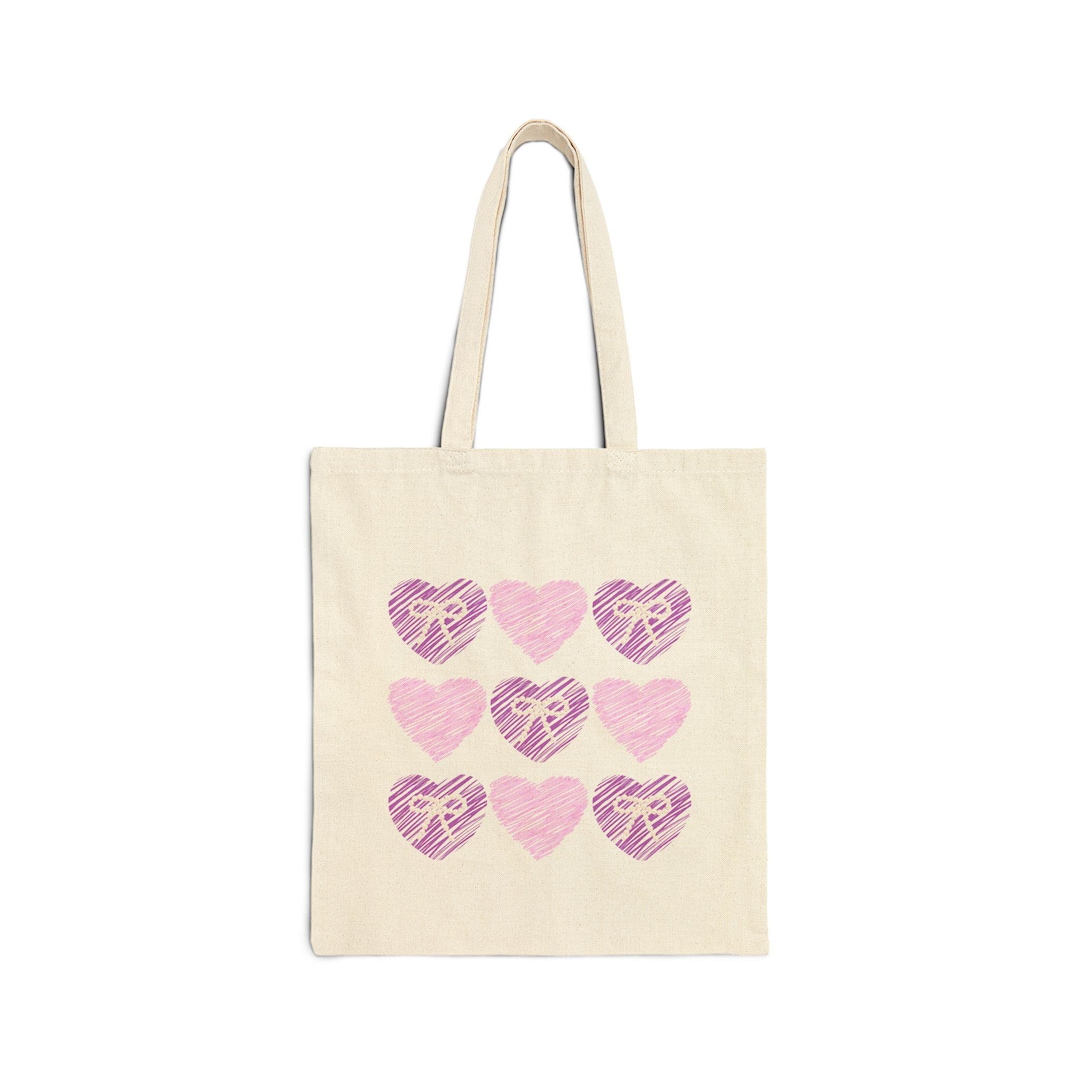 Love Tote Bag, Heart Tote Bag, Cute Gift for Girlfriend, Valentine’s ...
