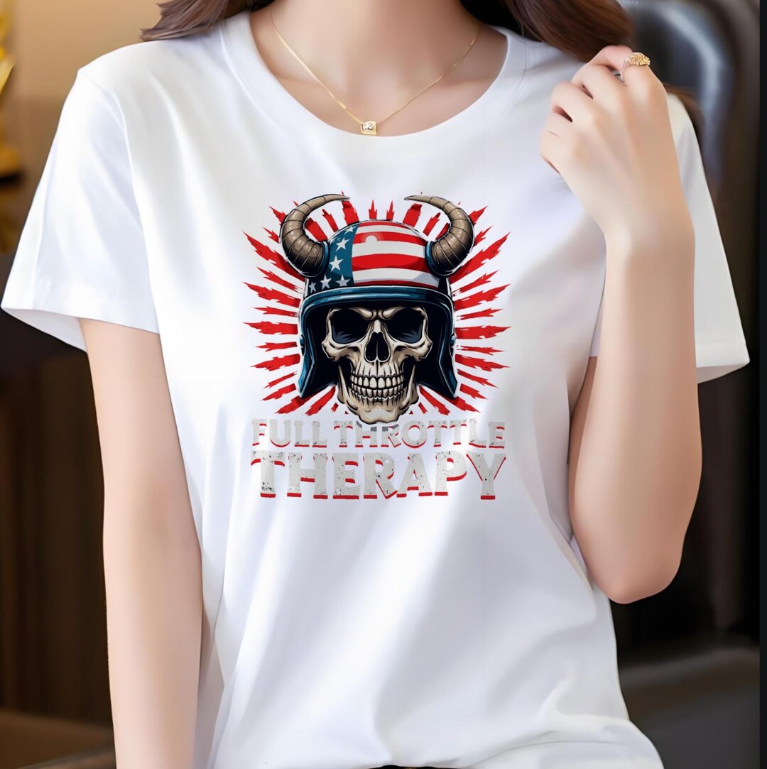 Full Throttle Svg Png Motorcycle SVG Biker T-shirt Graphics Cricut ...