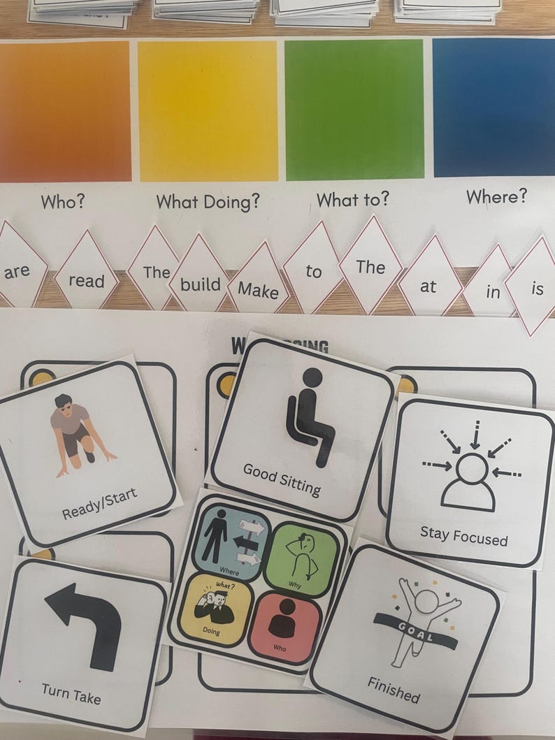 Sentence Building Dice Game: Speech & Language Skills (digital Download ...