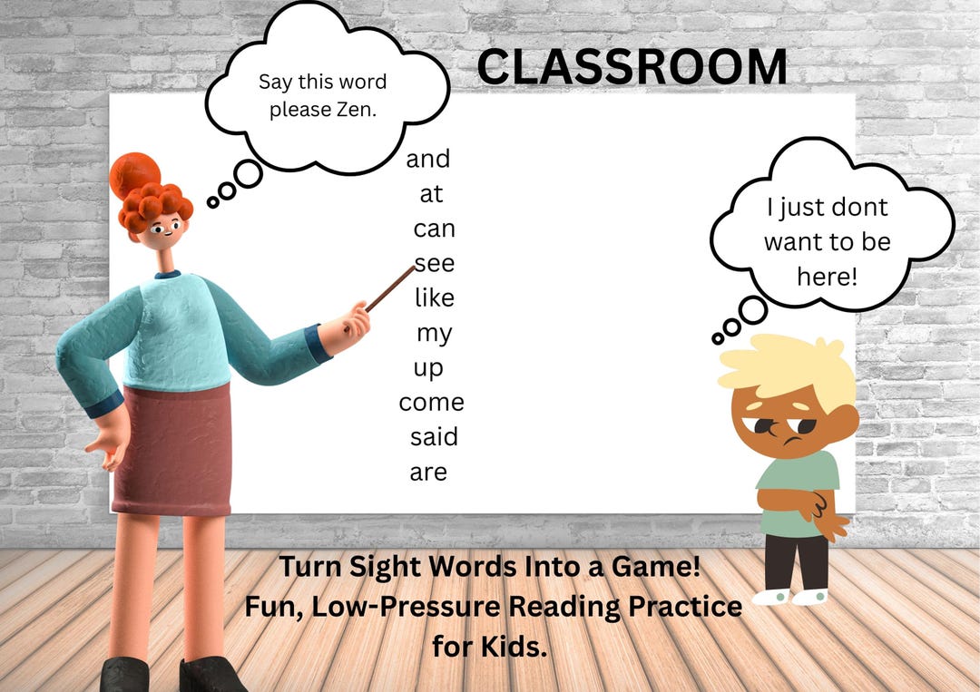 Printable Sight Word Game for Kids/reading Game for Kids/printable ...