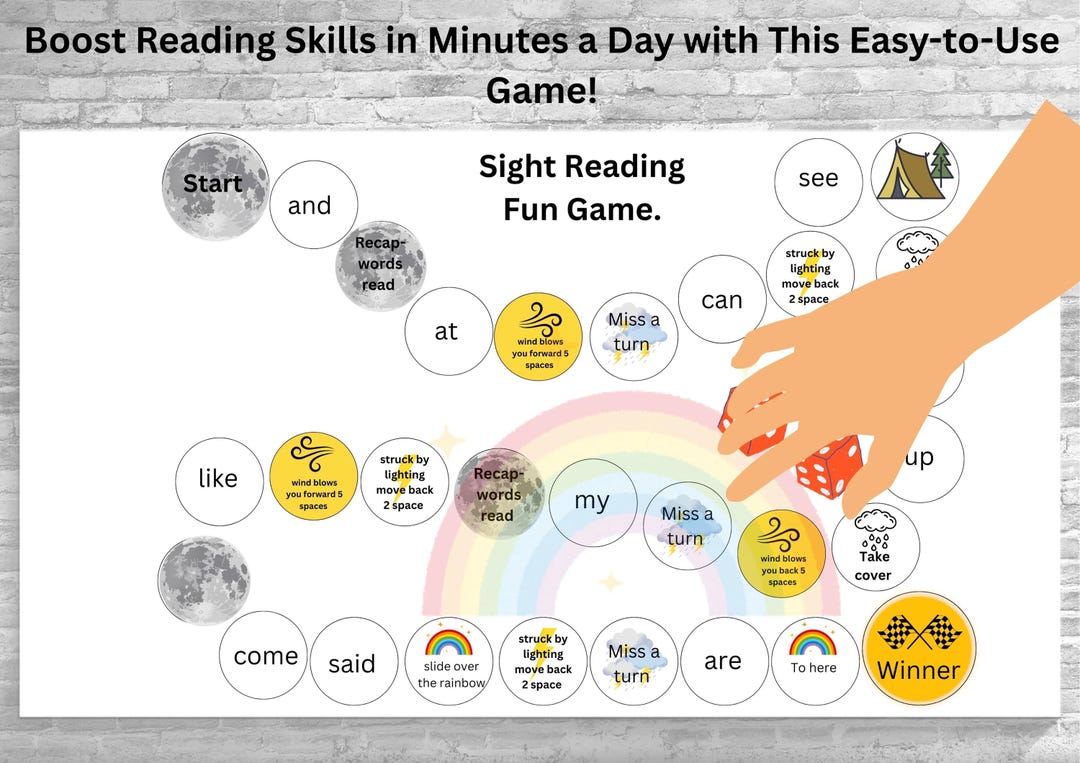 Printable Sight Word Practice | Visual Reading Support for SEN & Early ...