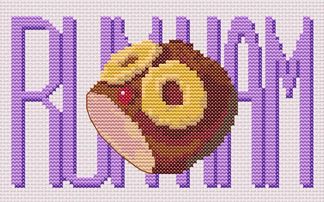 It's Always Sunny in Philadelphia: Rum Ham Cross Stitch Pattern - Etsy