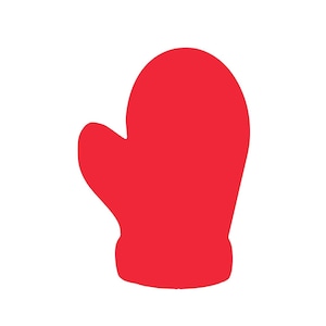 20 Pack - Paper Mitten Shape Mitten Cutout Die Cut Mitten Winter Snow ...