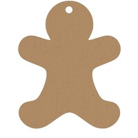 Gingerbread Cookie Gift Tags: Printable Christmas Baking Labels ...