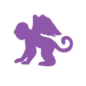 Flying Monkey Paper Cutouts: Wizard of Oz the Wiz DIY Crafts - (20 ...