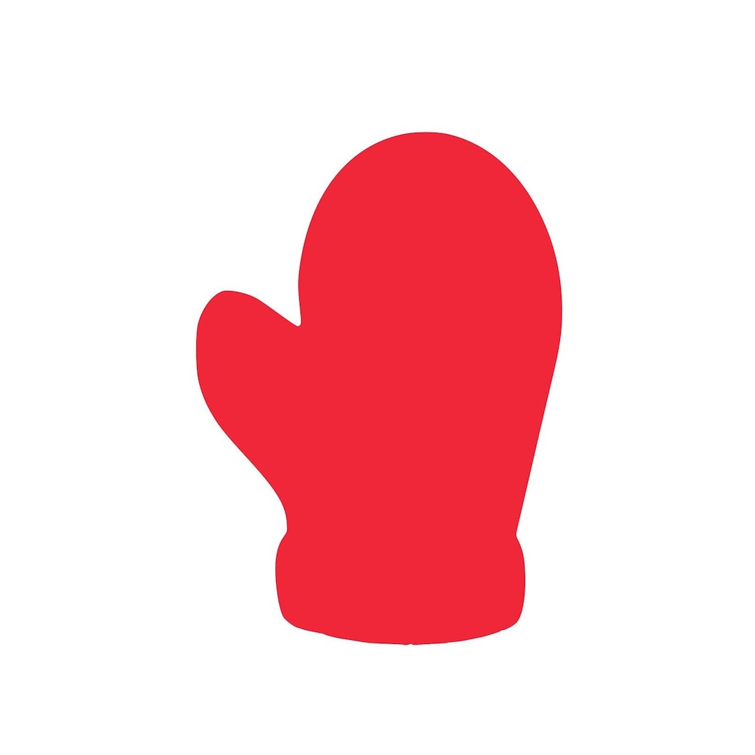 20 Pack - Paper Mitten Shape Mitten Cutout Die Cut Mitten Winter Snow ...