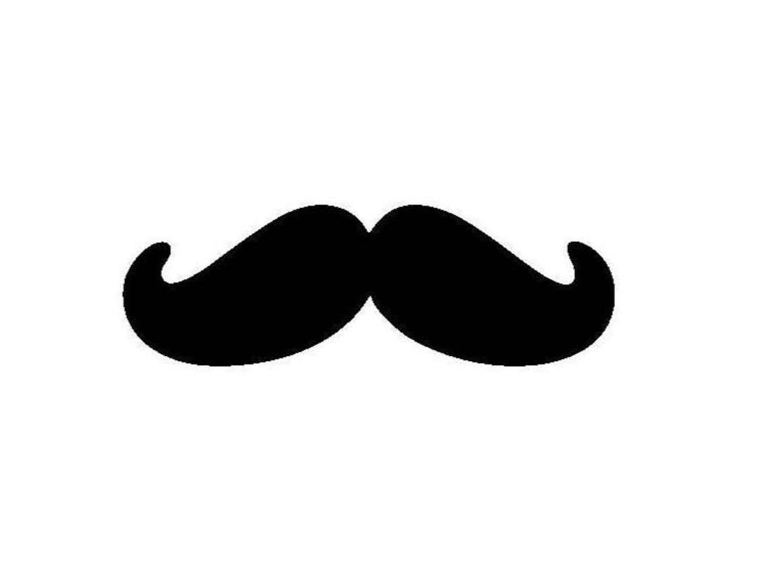 20 Pack - Paper Mustache Moustache Facial Hair Style Shape Cutout Die ...