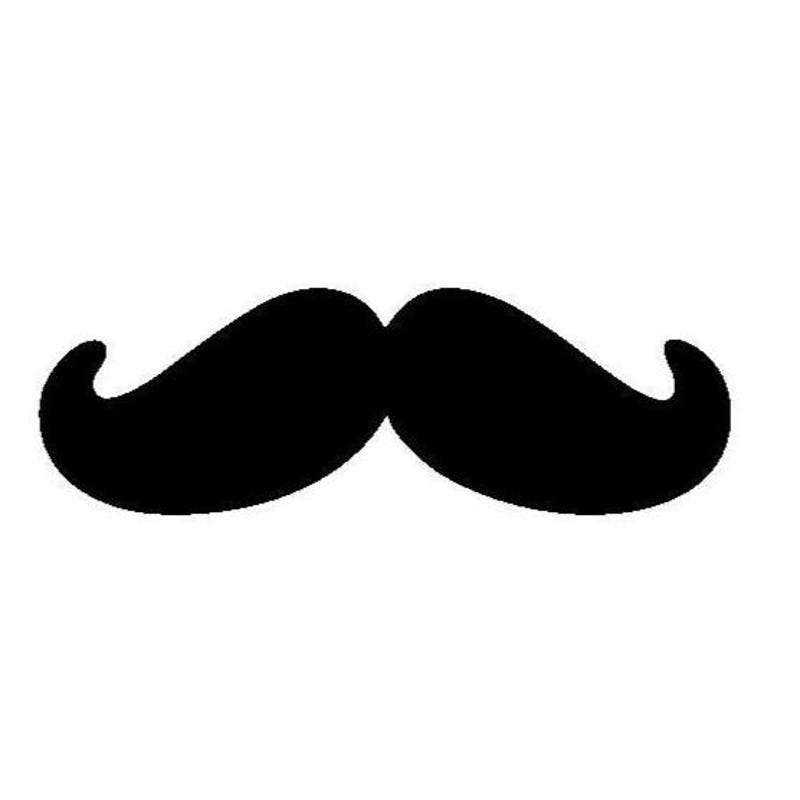 Mustache Diecuts - Etsy