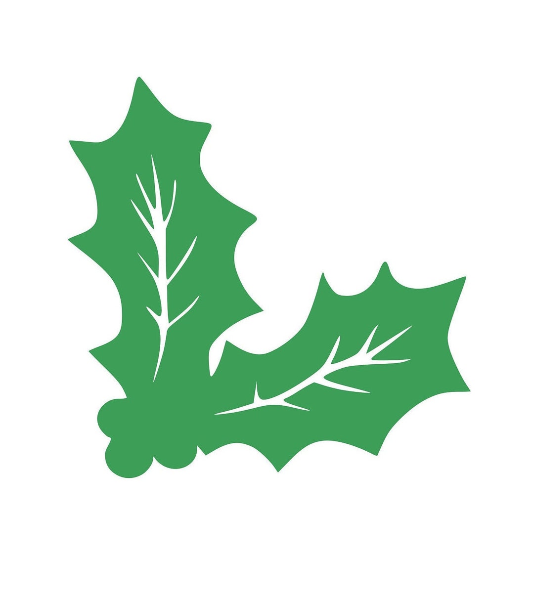 Paper Holly Cutouts - 20 Pack - Christmas Scrapbooking & Crafting - Etsy