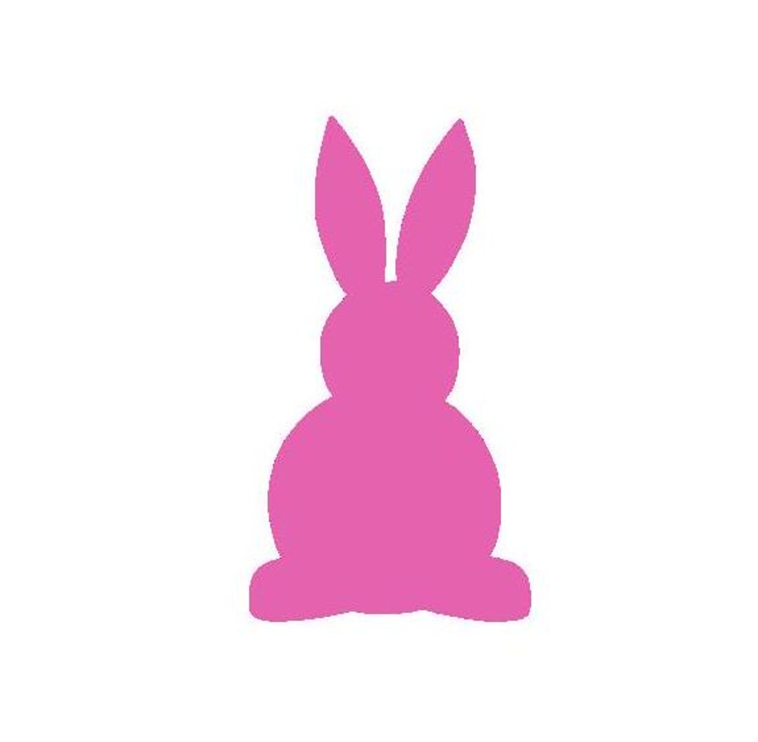 20 Pack - Paper Rabbit Shape Cutout Die Cut Easter Bunny Rabbit Easter ...
