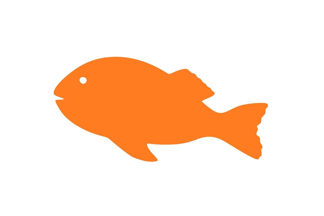 20 Pack - Paper Fish Shape Fish Die Cut Cutout Aquatic Animal Goldfish ...