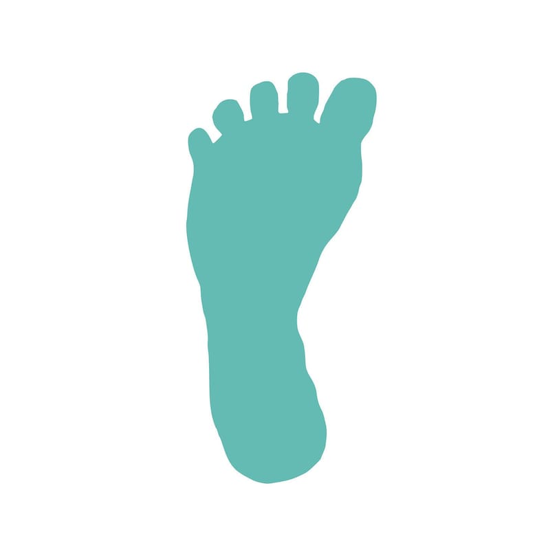 Paper Footprint Cutouts: Baby Shower Scrapbooking Crafts (20) Pack - Etsy