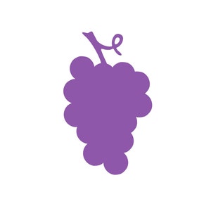 20 Paper Grape Cutouts: DIY Scrapbooking & Craft Shapes - Etsy