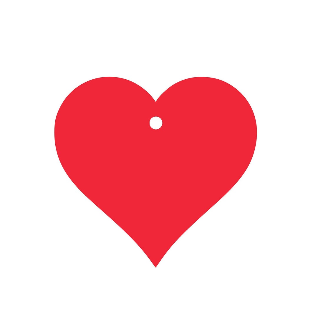 20 Pack - Paper Heart Tags Die Cut Heart Tags Heart Shape Gift Tags ...