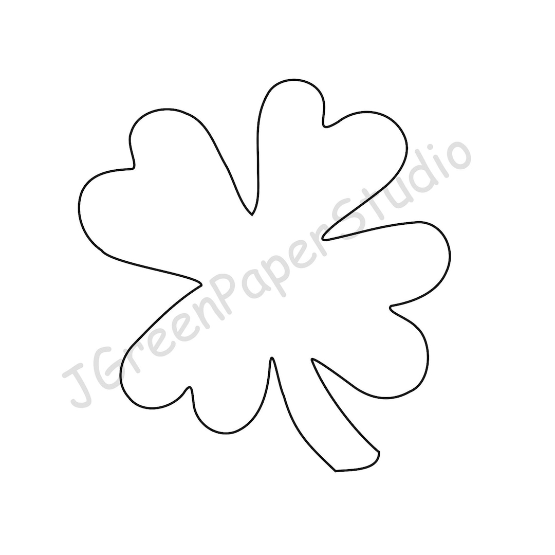 Printable Shamrock Template: St. Patrick's Day Clover Craft (PDF ...