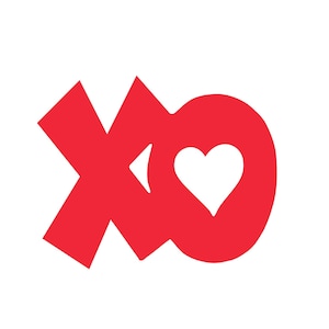 20 Paper Hugs & Kisses XO Cutouts: DIY Crafts, Scrapbooking - Etsy