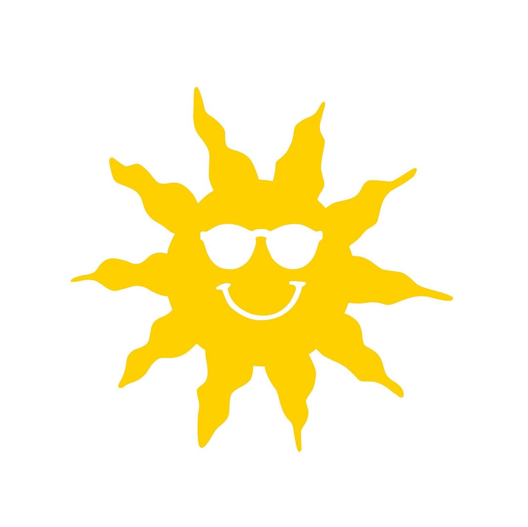 Paper Sun Cutouts With Sunglasses - 20 Pack - Summer Crafts - Etsy