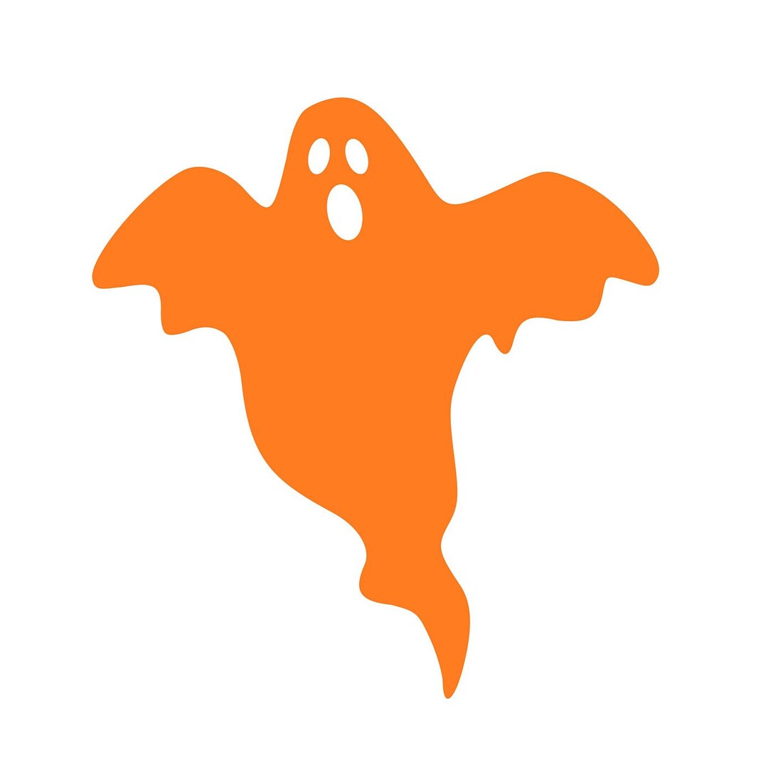 20 Pack - Paper Ghost Shapes Die Cut Ghost Cutouts Halloween Apparition ...