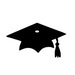 20 Pack - Paper Graduation Shapes Mortar Board Cutouts Graduation Cap ...