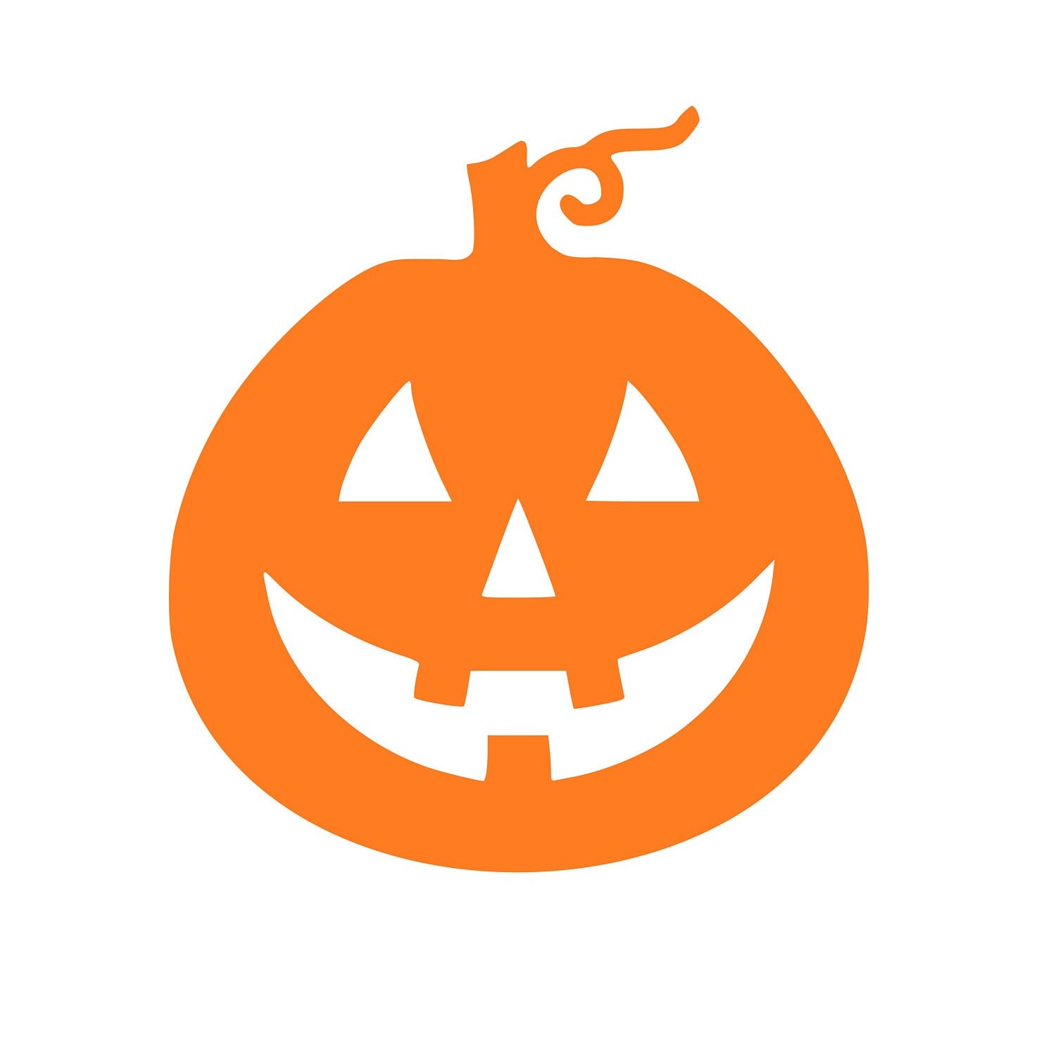 20 Pack Paper Jack O Lantern Shapes Carved Pumpkin Cutouts Autumn ...