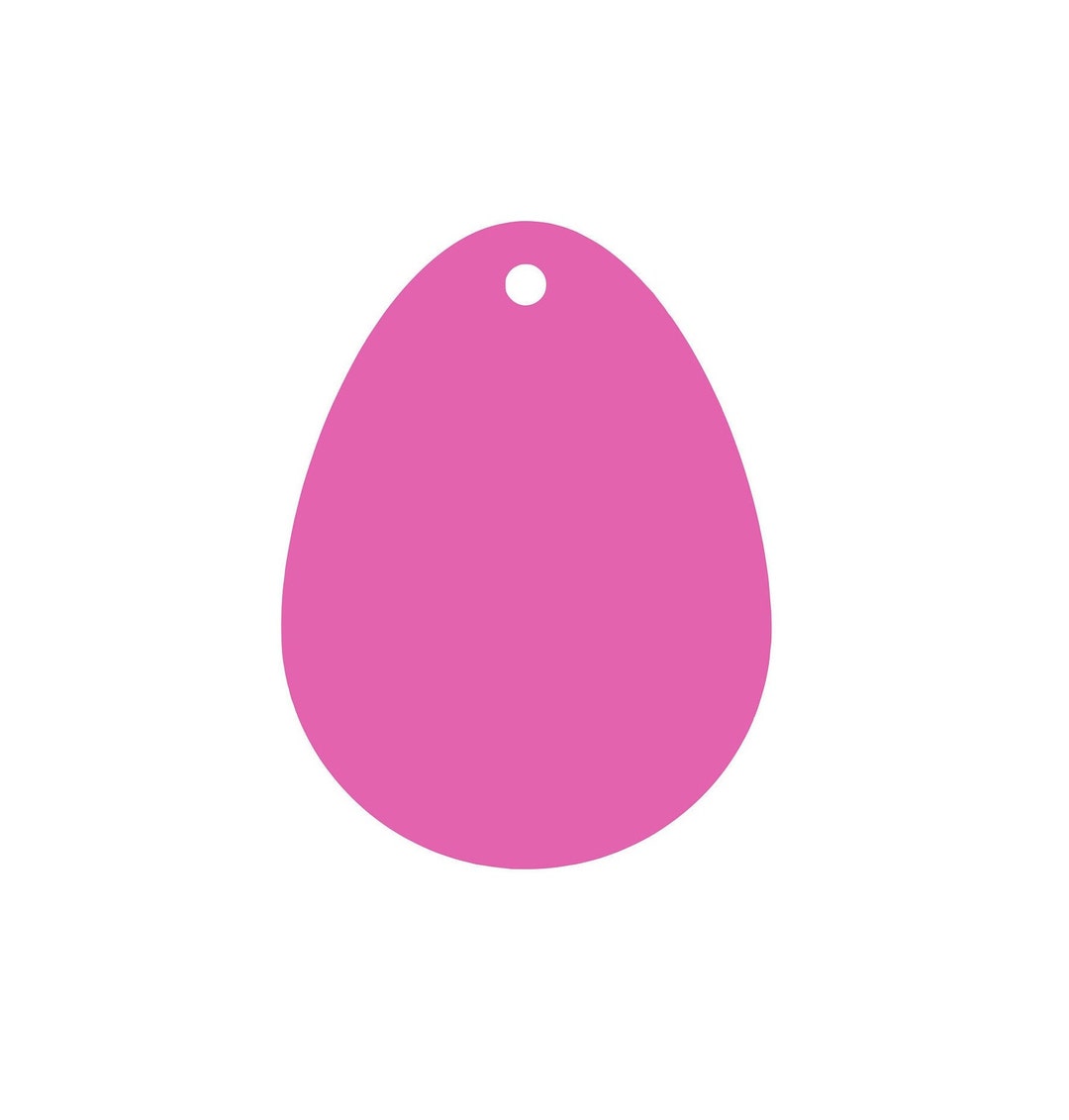 20 Pack - Paper Easter Egg Tags Die Cut Egg Tags Chicken Egg Tags Oval ...