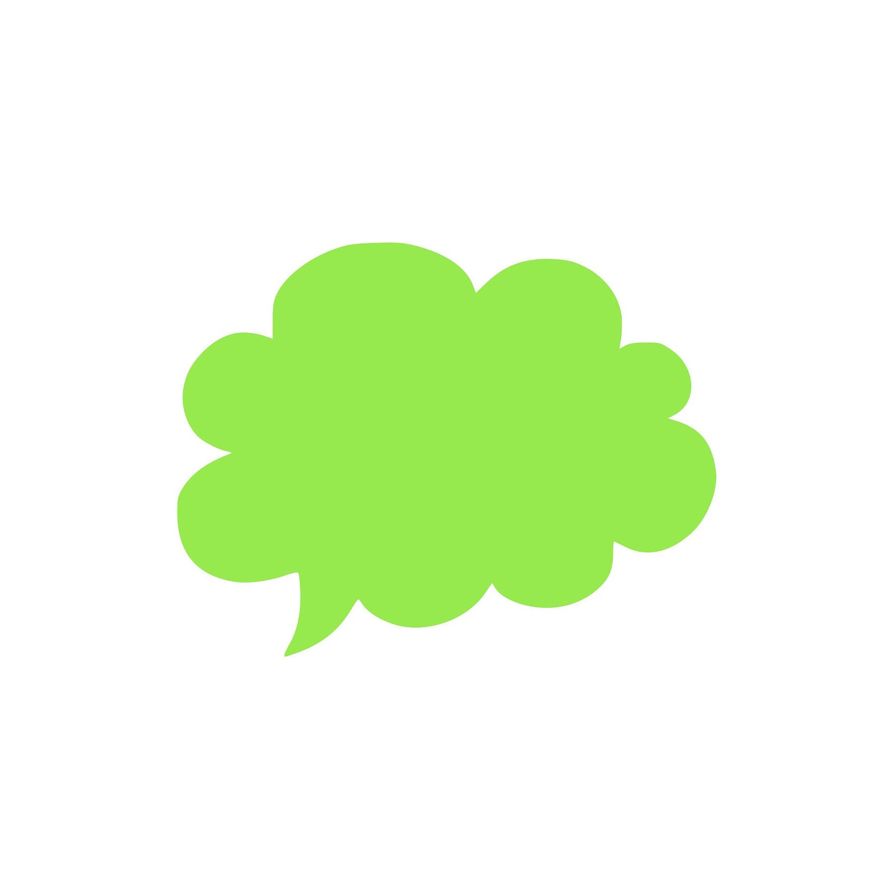 Paper Cloud Speech Bubble Cutouts: DIY Craft Shapes, (20) Pack - Etsy