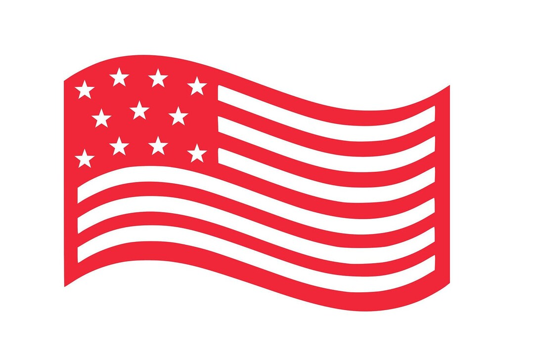 20 Pack Paper July 4th American Flag Shapes Die Cut Stars - Etsy