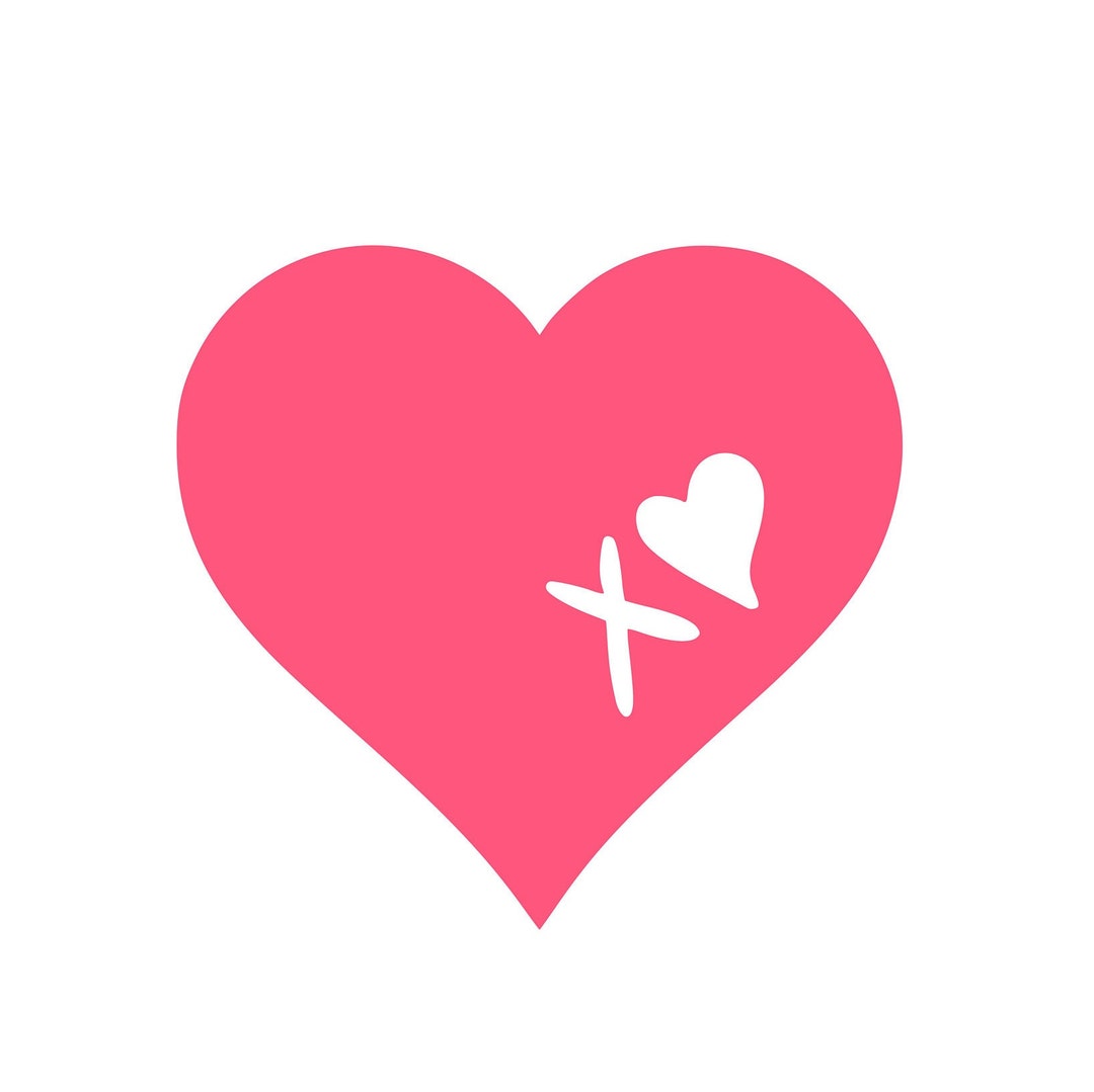 20 Pack - Paper Heart XO Shapes Die Cut Heart Hugs Kisses Heart Cutout ...