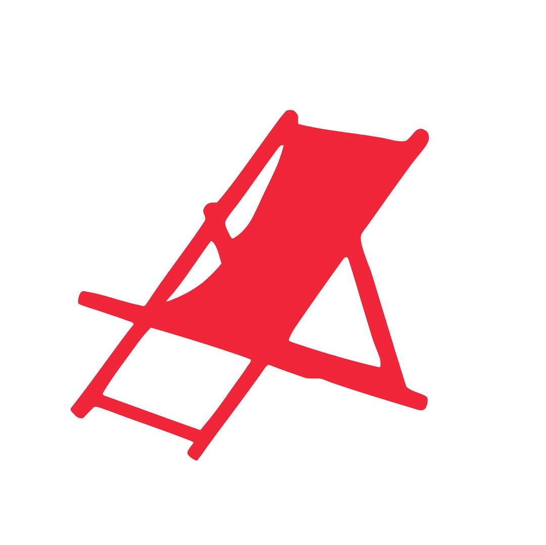 20 Pack Paper Beach Chair Shapes, Beach Chair Cutout, Die Cut Beach ...