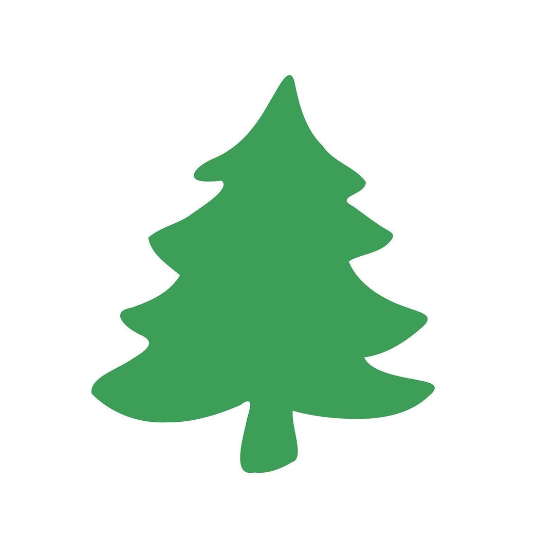 20 Pack Paper Evergreen Tree Shape Cutouts Die Cut Christmas - Etsy