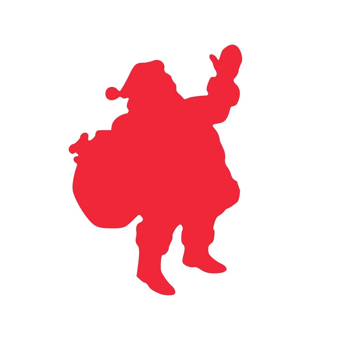 20 Pack - Paper Santa Claus Shapes Santa With Pack Cut Outs Die Cuts ...