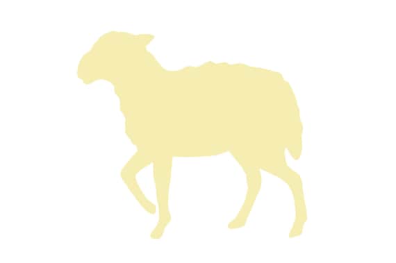 20 Pack Vintage Paper Lamb Shapes Die Cut Vintage Lamb | Etsy