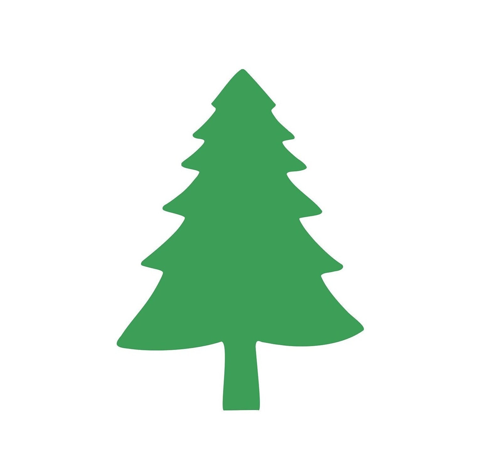 Paper Pine Tree Cutouts - Green Christmas Tree Die Cuts, (20) Pack - Etsy