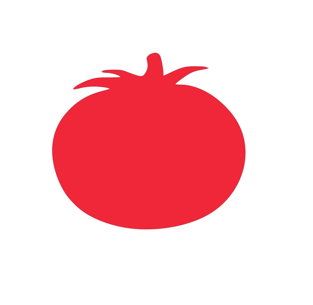 20 Pack - Paper Tomato Shape Die Cut Cutout Vine Vegetable Fruit Veggie ...