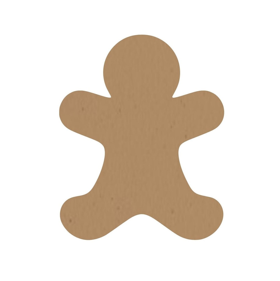 Paper Gingerbread Man Cutouts - Holiday DIY Craft Shapes (20) Pack - Etsy
