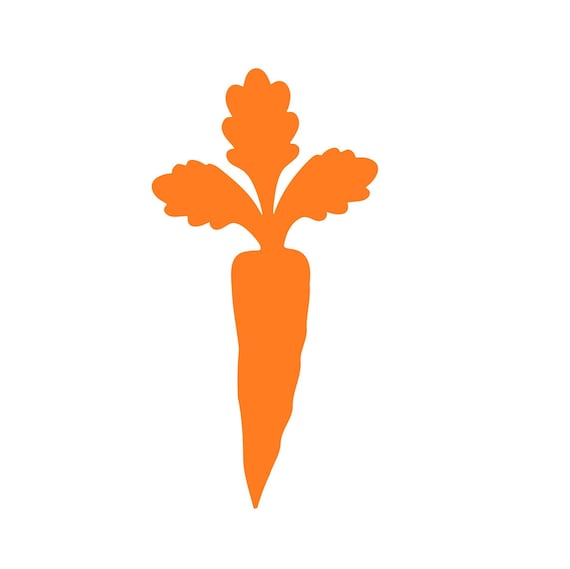 20 Pack Paper Carrot Shape Die Cut Cutout Root Vegetable - Etsy