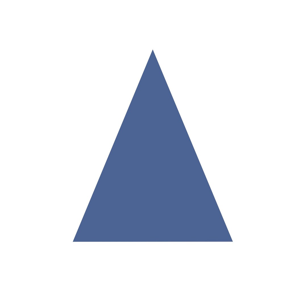 20 Pack Paper Triangle Shapes Die Cut Triangle Cutout Basic Shape ...