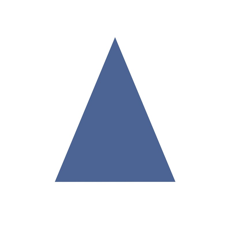 Triangle Cutout - Etsy