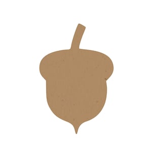 20 Pack - Paper Acorn Shapes, Acorn Cutouts, Die Cut Acorn, Fall, Oak ...