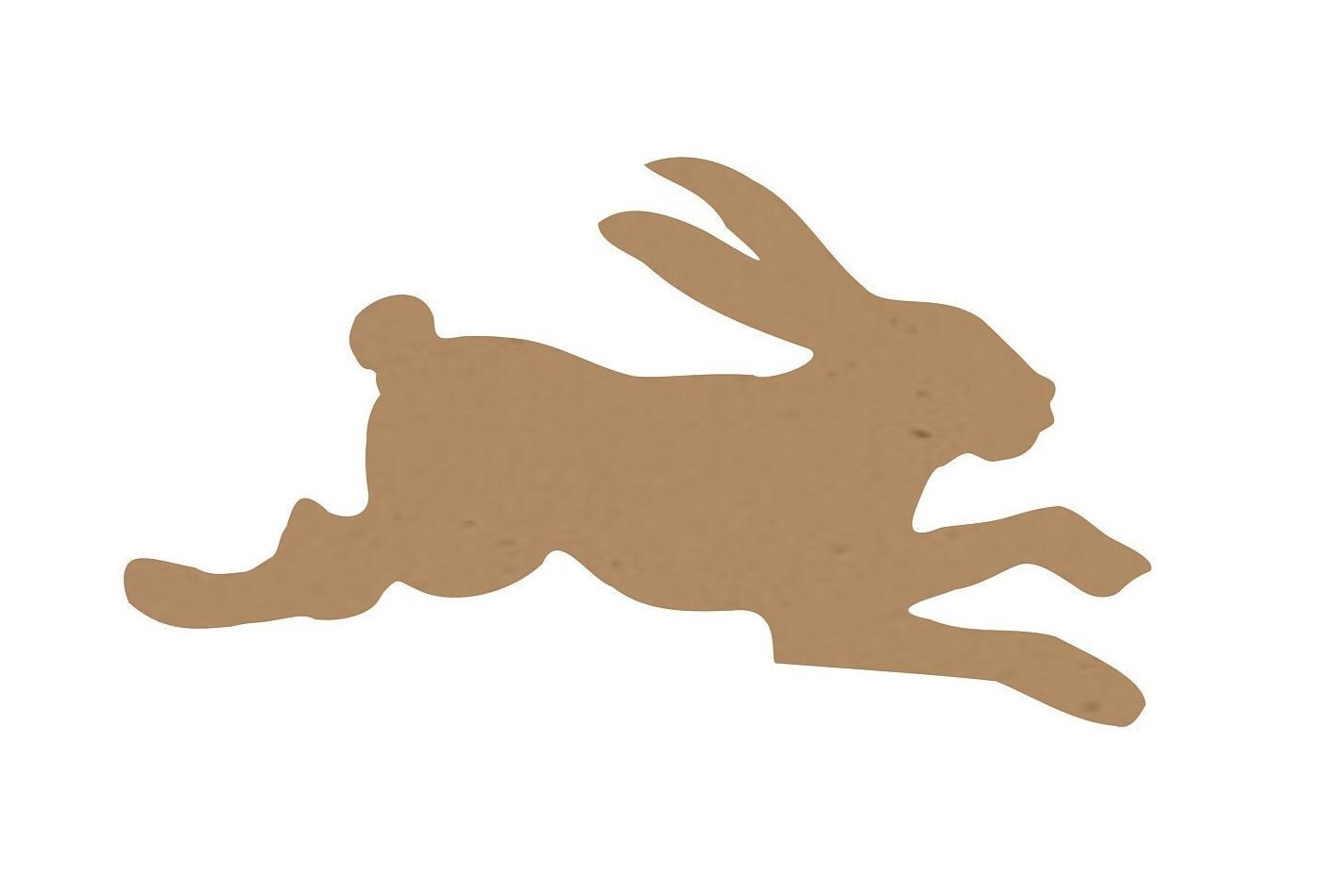 Hopping Easter Bunny Silhouette