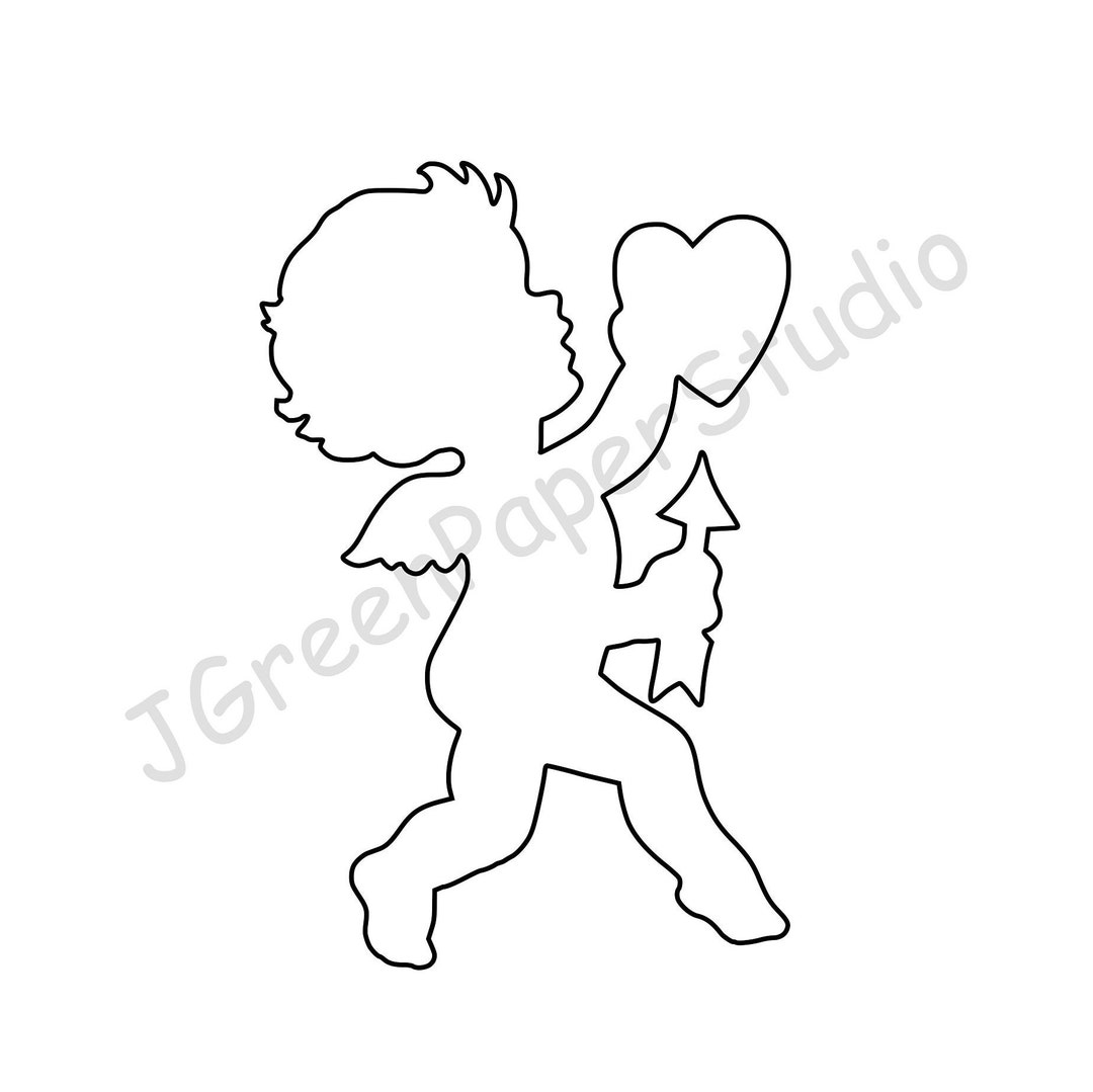 Free Printable Cupid Template - Printable Templates