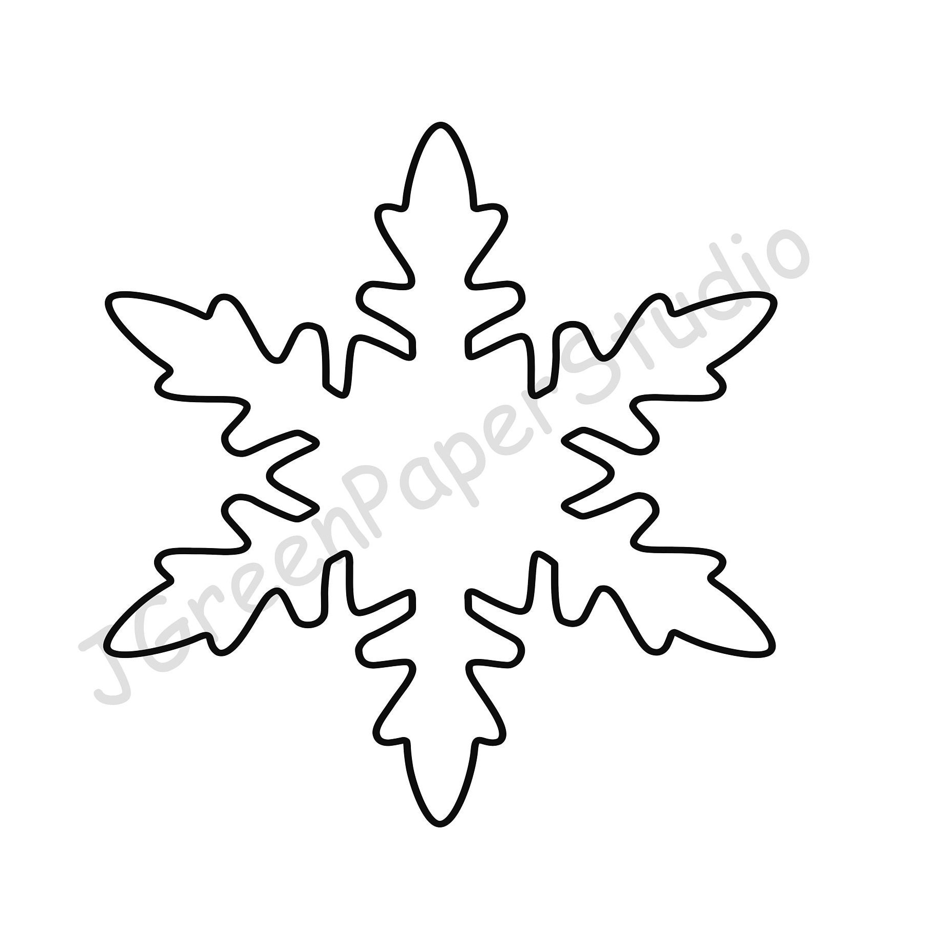 Snowflake Outlines