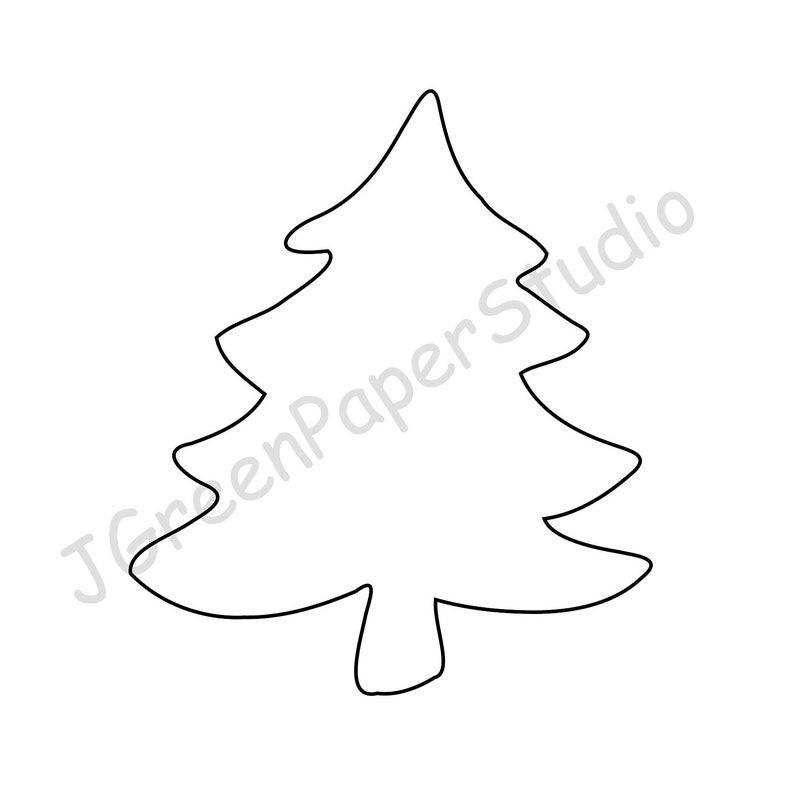 Tannenbaum umrissschablone - Etsy.de