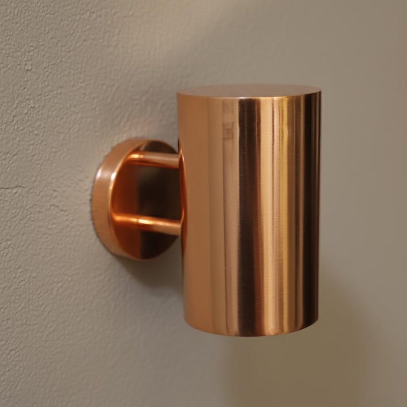 Outdoor Copper Wall Scone - Etsy